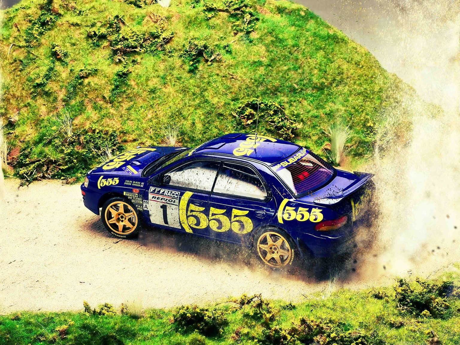 Subaru Impreza 555 – #1 C.McRae / D.Ringer – Winner Rallye Catalunya ...