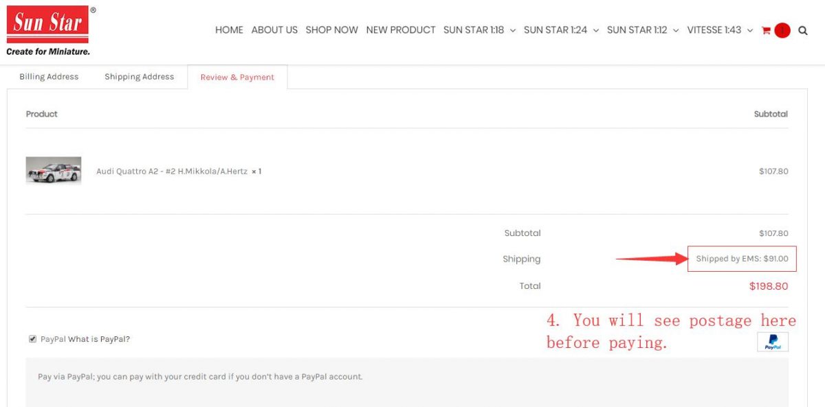 Shop – sunstarmodelcars