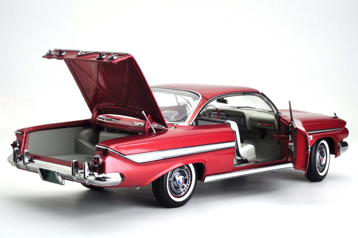 1961 Chevrolet Impala Sport Coupe – Honduras Maroon – sunstarmodelcars