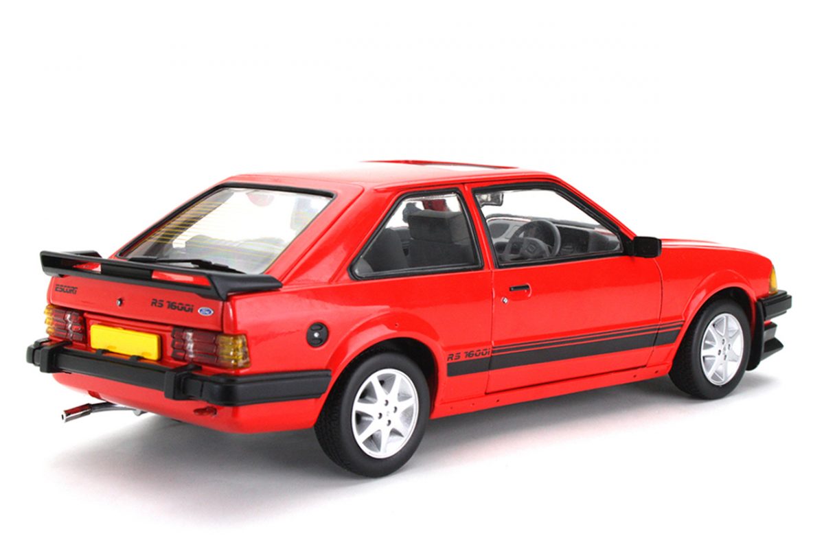 1984 Ford Escort RS1600i – Sunburst Red (RHD) – sunstarmodelcars