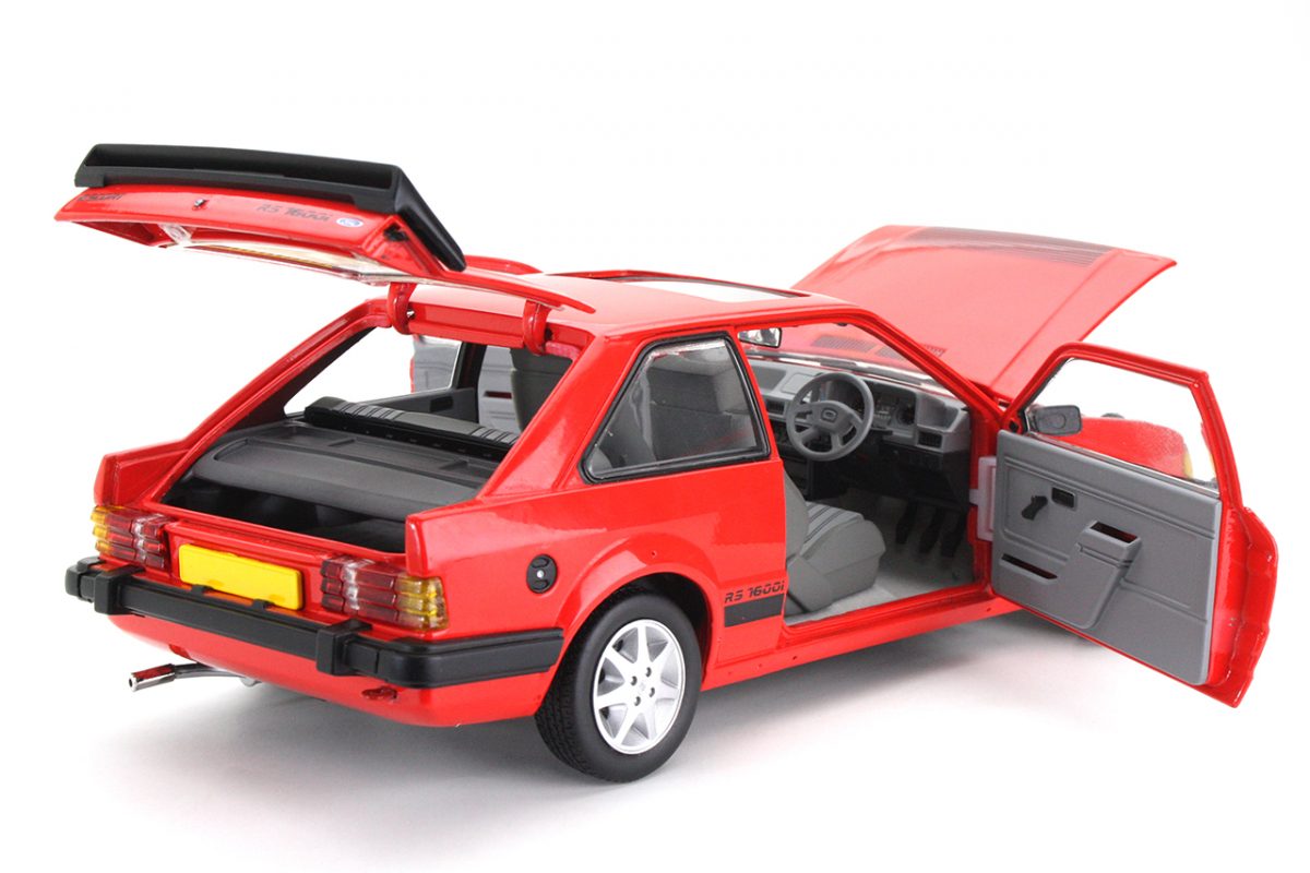 1984 Ford Escort RS1600i – Sunburst Red (RHD) – sunstarmodelcars