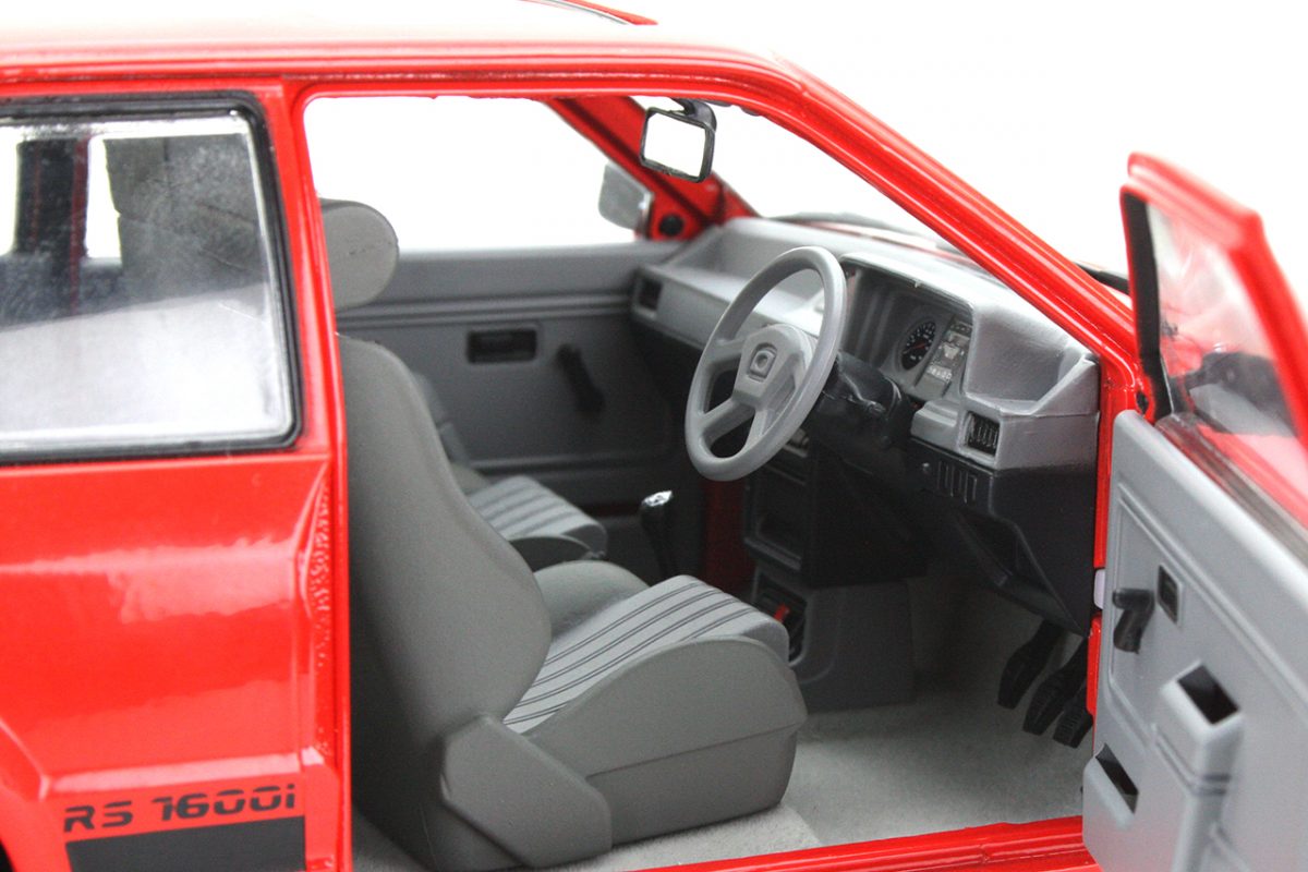 1984 Ford Escort RS1600i – Sunburst Red (RHD) – sunstarmodelcars