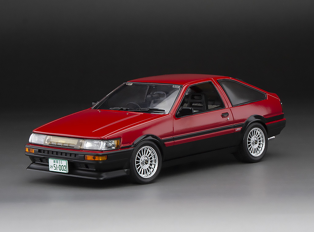 1985 Toyota Corolla Levin (AE86) – Red/Black – sunstarmodelcars